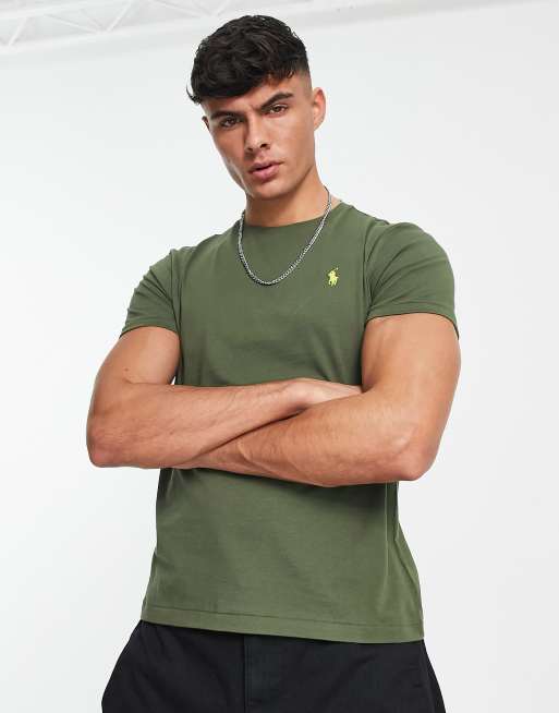 Polo Ralph Lauren icon logo t-shirt in dark green | ASOS