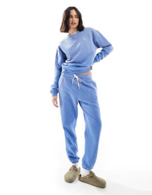 Polo Ralph Lauren logo trackies in blue (part of a set) | ASOS
