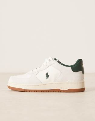 Polo Ralph Lauren - Masters Court - Sneakers bianche e verdi | ASOS