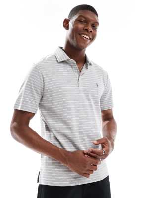 Polo Ralph Lauren - Polo rayé en coton pima avec logo emblématique ...