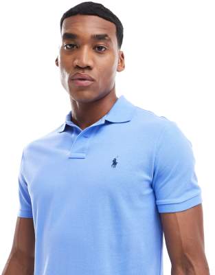Polo Ralph Lauren short sleeve polo in blue | ASOS
