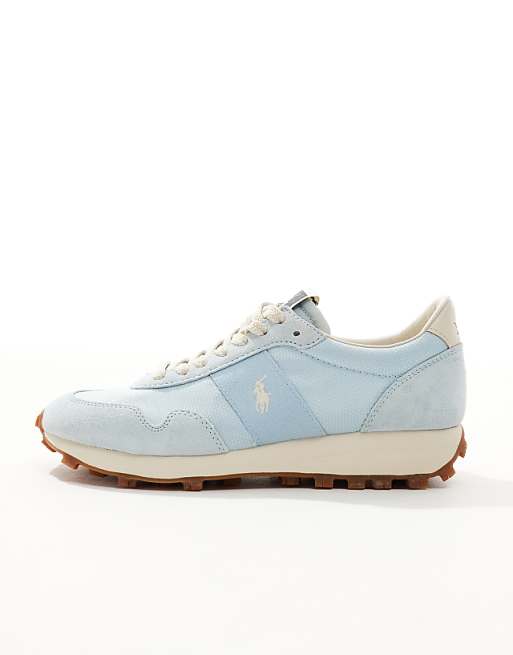 Polo Ralph Lauren Trail 125 sneakers in light blue | ASOS Polo Ralph Lauren Trail 125 sneakers in light blue | ASOS