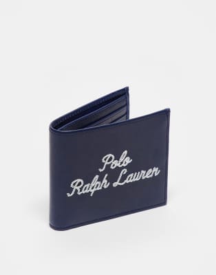 Polo Ralph Lauren – Zweifach gefaltete Brieftasche aus Leder in ...