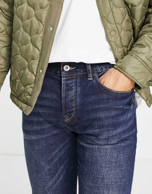 Pretty Green skinny jeans in mid wash | ASOS