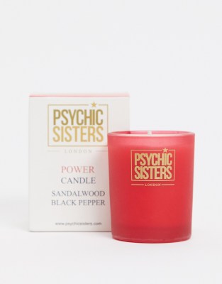 Psychic Sisters - Petite bougie énergisante parfum bois de santal et ...