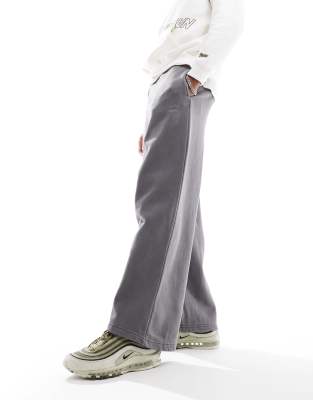 Pull&Bear - Black Label - Grå joggingbukser med skater-pasform | ASOS