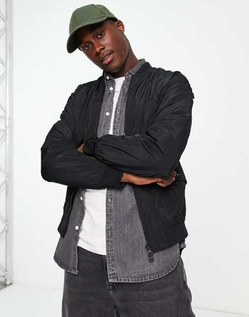 Pull&Bear - Bomber - Noir | ASOS