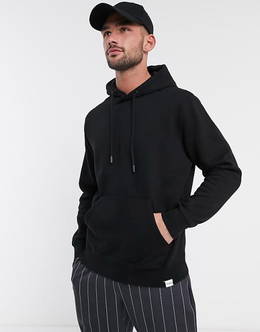 Pull&Bear - Felpa nera con cappuccio | ASOS Pull&Bear - Felpa nera con cappuccio | ASOS