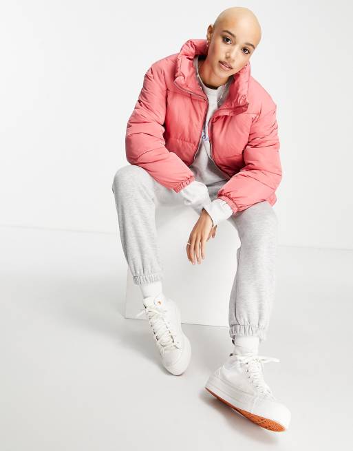 Pale Pink Puffer Jacket | canoeracing.org.uk