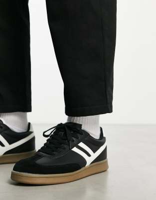 Pull&Bear - Sorte casual sko | ASOS