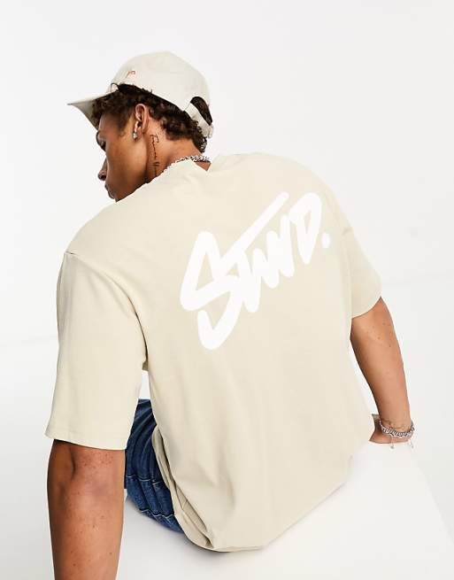 Pull&Bear STWD t-shirt in beige | ASOS Pull&Bear STWD t-shirt in beige | ASOS