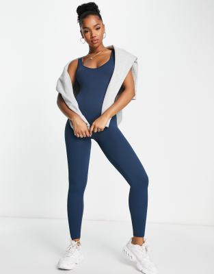 Pull&Bear unitard in navy | ASOS