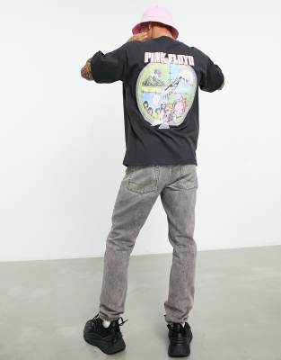 Pull&Bear x Pink Floyd - T-shirt imprimé - Noir | ASOS