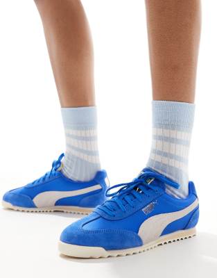 Puma Arizona Nylon trainers in blue | ASOS