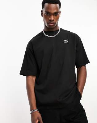 Puma Better Classics oversized t shirt in black | ASOS