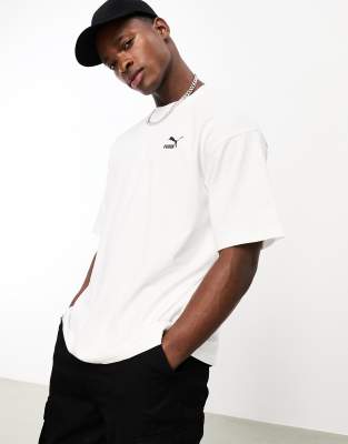 Puma Better Classics oversized t shirt in white | ASOS