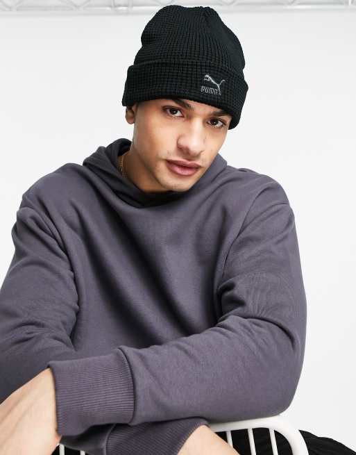 Puma - Bonnet côtelé - Noir | ASOS