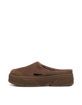 Puma Ca mule frost explorer sandal sneakers in brown | ASOS