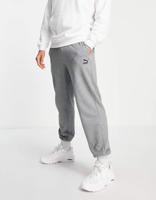 Puma Classic logo sweatpants in gray | ASOS