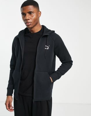 Puma Classics Tech hoodie in black | ASOS