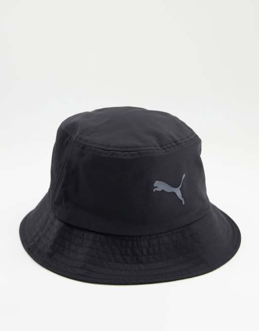 Puma core bucket hat in triple black | ASOS