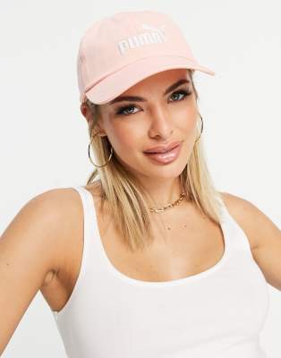Puma Essentials cap in pink | ASOS