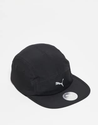 Puma Essentials Running 5 panel cap in black | ASOS