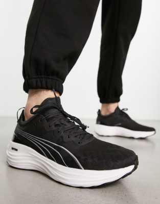 Puma Forever Run Nitro trainers in black | ASOS