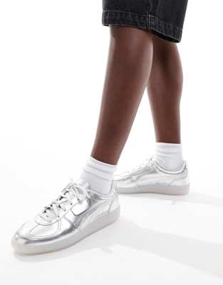 PUMA Palermo Chrome sneakers in silver | ASOS