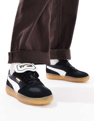 PUMA Palermo LaModa sneakers with tongue in black | ASOS