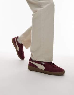 PUMA - Palermo - Sneakers in bordeauxrood | ASOS