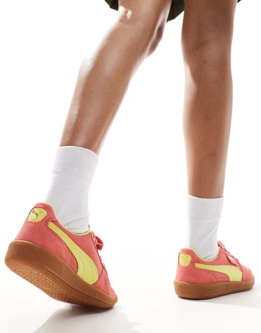 Puma Palermo trainers in salmon