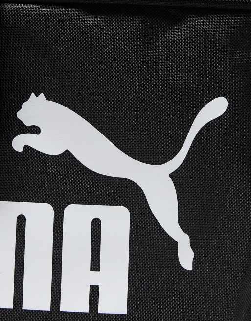 Puma Phase Toploader backpack in black | ASOS