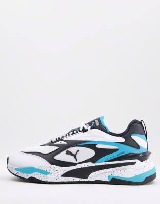 Puma - RS-Fast Nano Castlerock - Sneakers in wit en zwart | ASOS