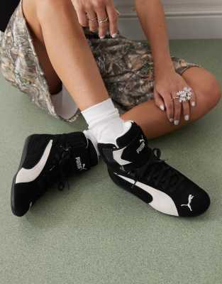 PUMA Speedcat Mid sneakers in black | ASOS