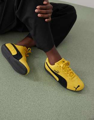Puma Speedcat OG trainers In yellow & black | ASOS
