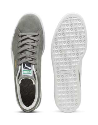 Puma Suede classic sneakers in cast iron puma white