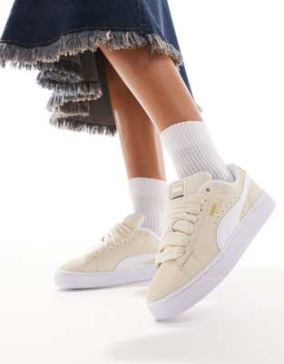 PUMA – Suede XL – Naturvita sneakers i mocka | ASOS