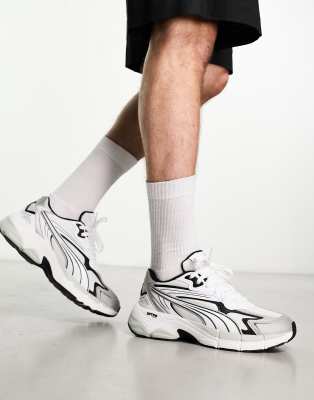 PUMA Teveris Nitro sneakers in white and black | ASOS