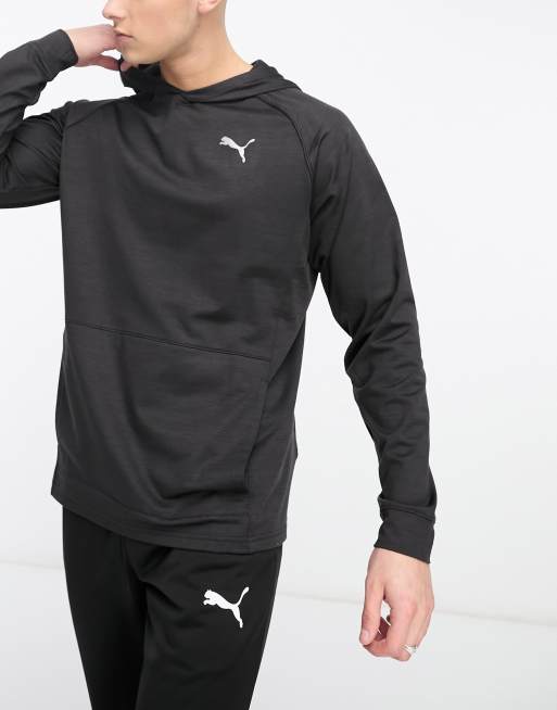 Puma Train cloudspun hoodie in black | ASOS