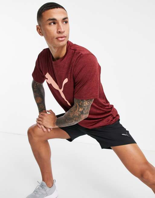 PUMA Training Favorite Logo T-shirt in red | ASOS