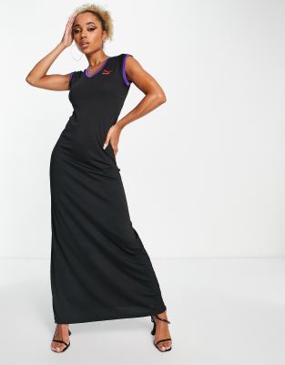 Puma x DUA LIPA maxi dress in black | ASOS
