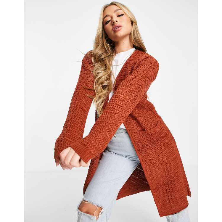 Rust Orange Cardigan | atelier-yuwa.ciao.jp