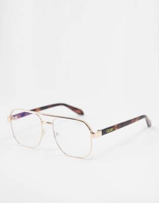 Quay – Take It Back – Guldfärgade pilotbågar för dam med blåljusskydd ...