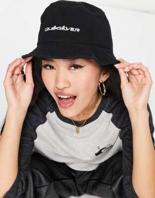 Quiksilver Classic bucket hat in black | ASOS