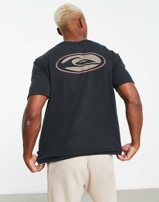 Quiksilver - Heritage - T-shirt à logo ovale - Noir | ASOS