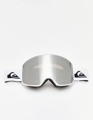 Quiksilver Storm ski goggles in white/silver | ASOS