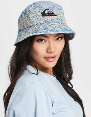 Quiksilver The Classic bucket hat in aztec blue Exclusive at ASOS | ASOS