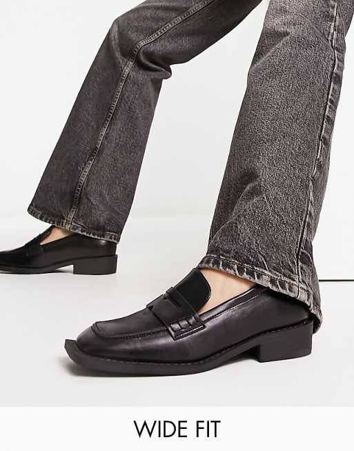 RAID Wide Fit – Samantha – Czarne loafersy | ASOS RAID Wide Fit – Samantha – Czarne loafersy | ASOS