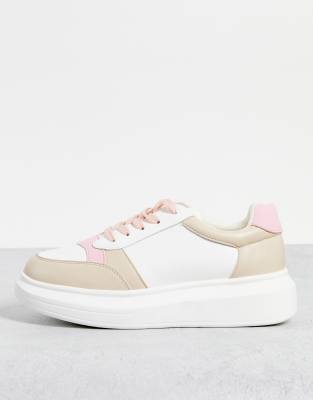Raid Willow Flatform Sneakers In Beige-neutral | ModeSens